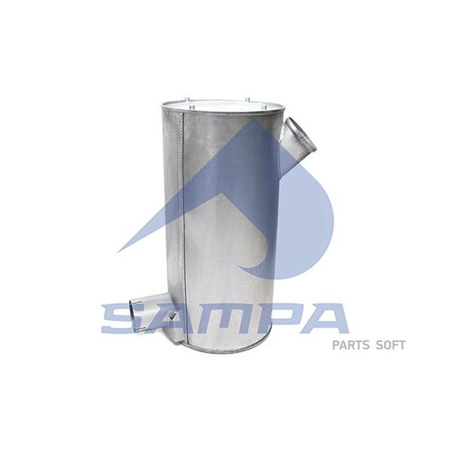 Бочка глушителя IVECO EuroTech от официального дистрибьютора, SAMPA, артикул 060416