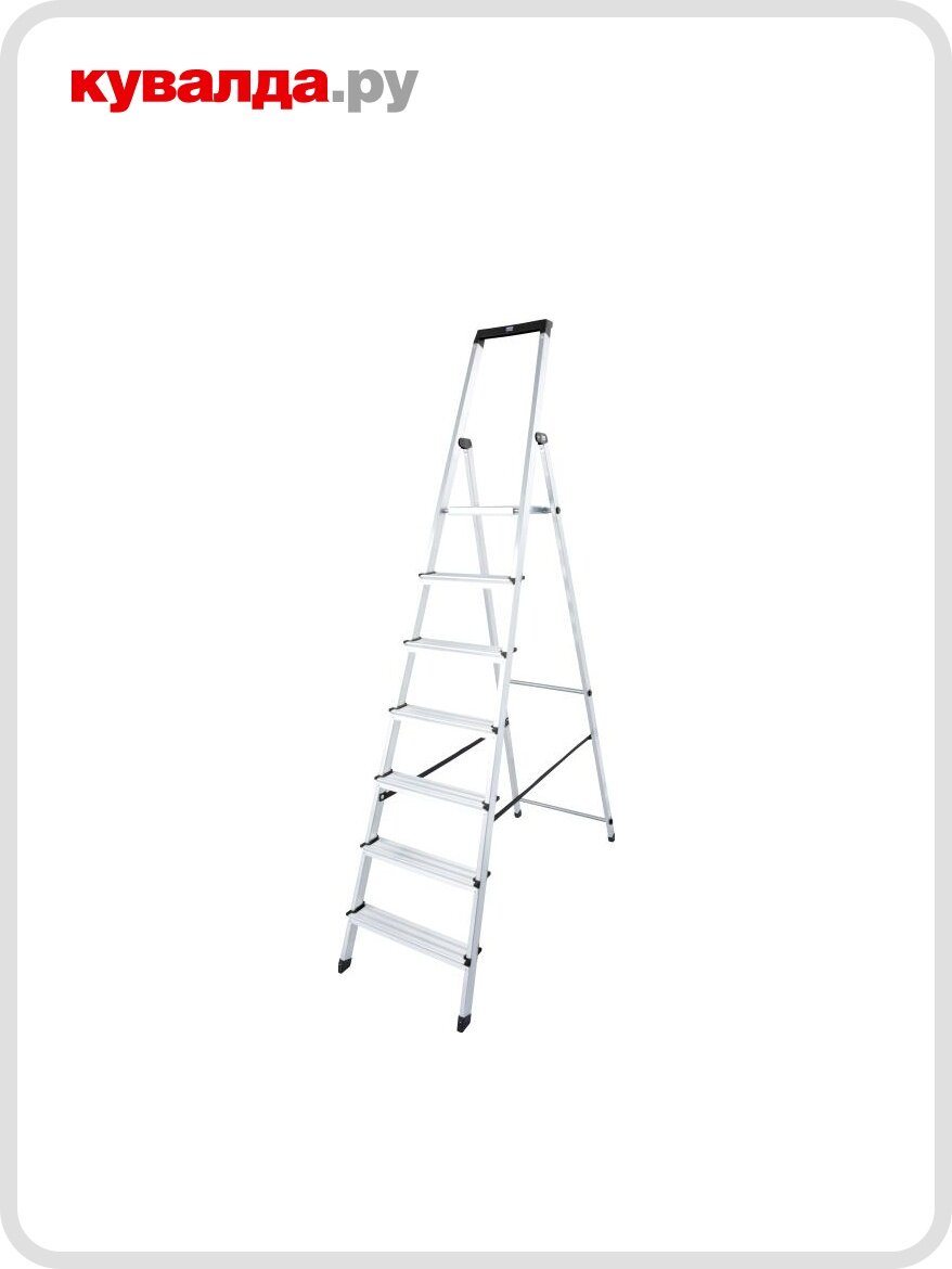 Стремянка алюминиевая KRAUSE MONTO SOLIDY 7 ступеней