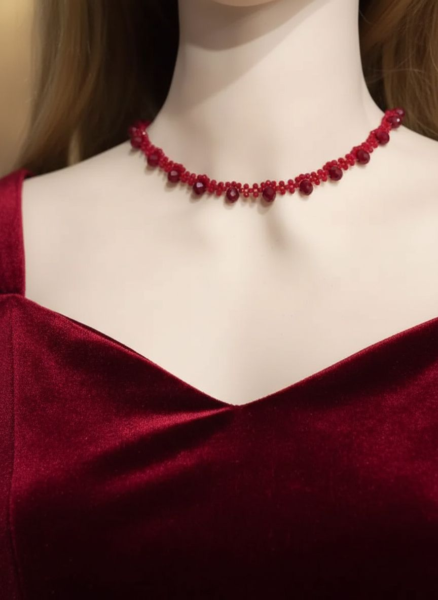 Чокер, стекло