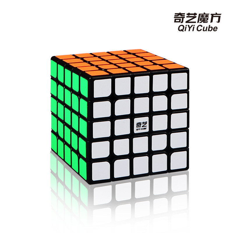 Скоростной кубик Рубика для спидкубинга QiYi MoFangGe 5x5x5 Wushuang Черный