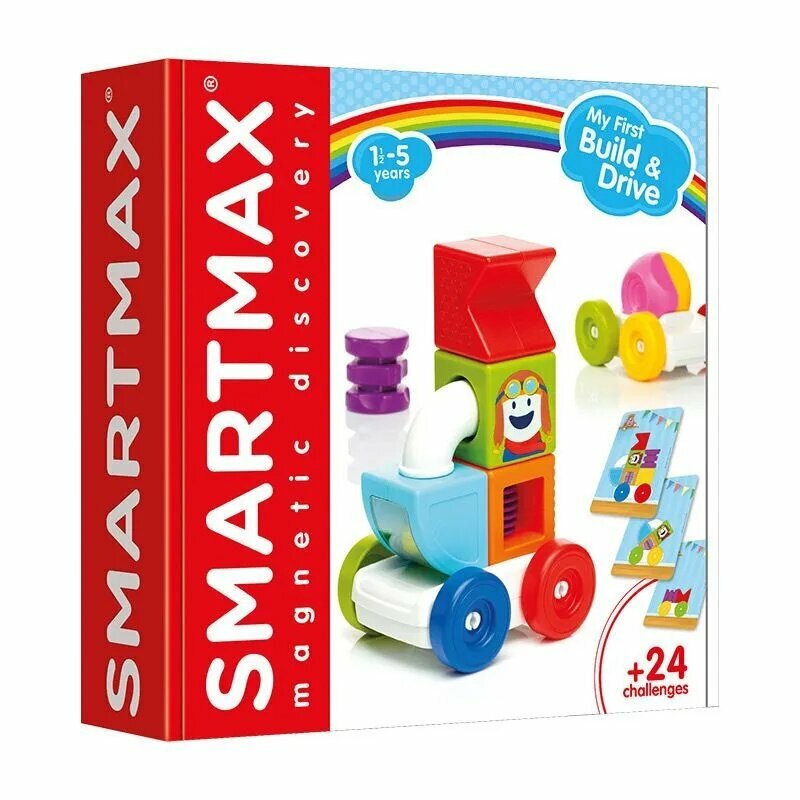 SMARTMAX/1-5 лет образовательные игрушки для детей, Магнитный конструктор