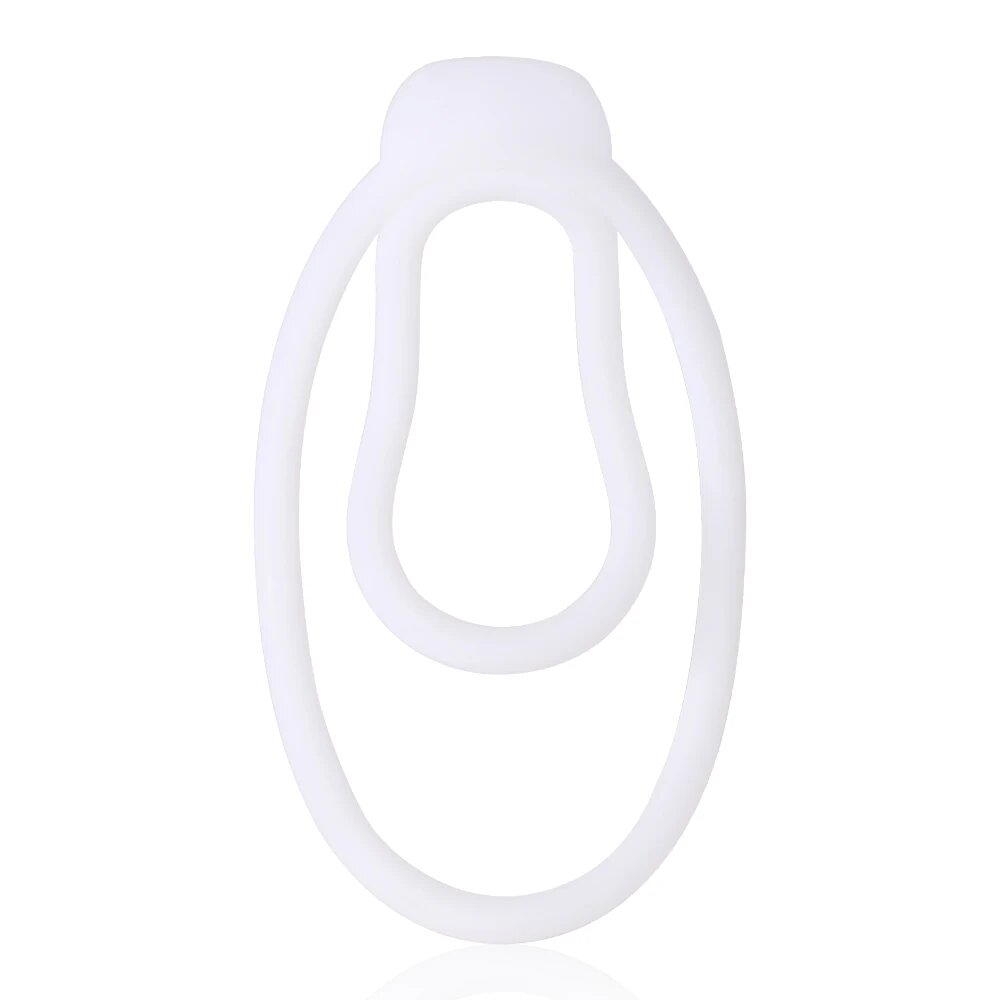 Трусики-клипсы sпанси Fufu, Пояс верности для мужчин, имитация женского пениса, тренировочная White