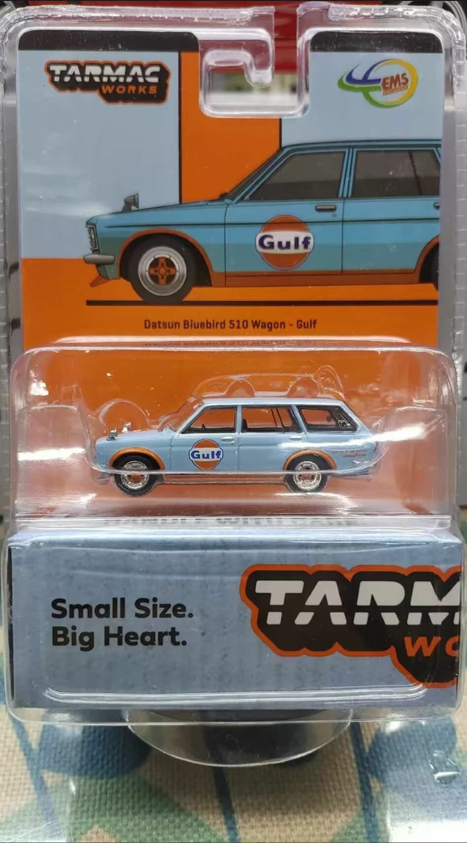 TarmacWorks TW 1:64 Datsun Bluebird 510 Wagon Gulf Легковая модель автомобиля