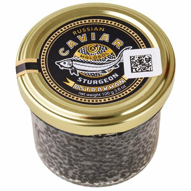 Икра черная осетровая 100г
