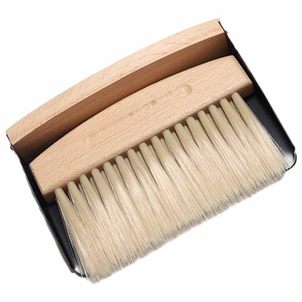 Веник и совок из бука, - Черная лопата из нейлона