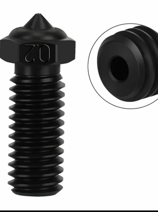 Сопло для QIDI Q1 Pro/X Smart 3/Plus 3/Max 3 калёное - 0.2