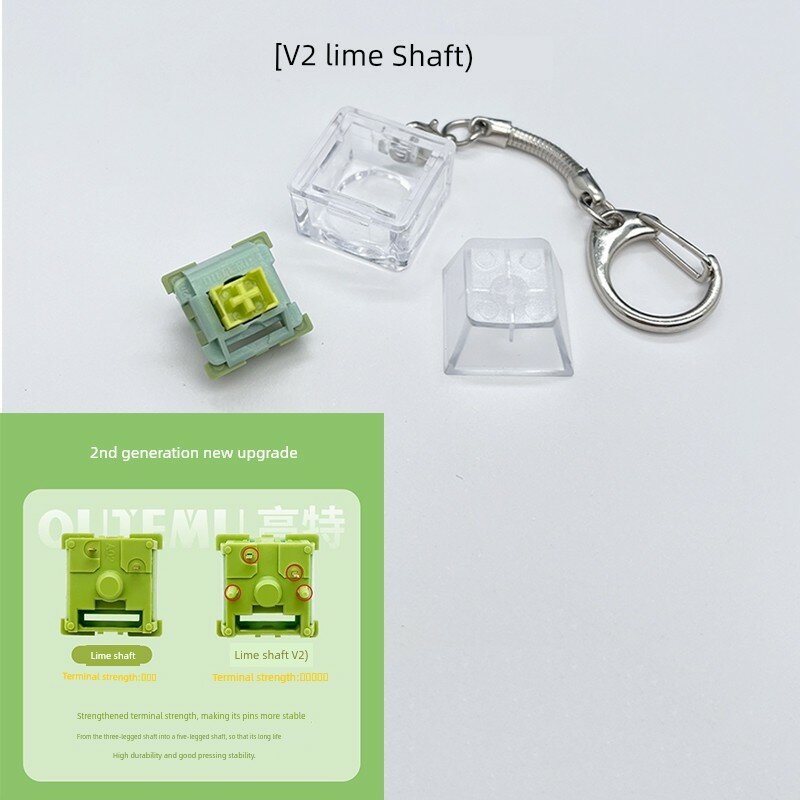 Тестер механических переключателей Gao Te Water Peach V2 Cream Yellow Pro Gold Powder Switch Tom Switch Milk Tea Switch