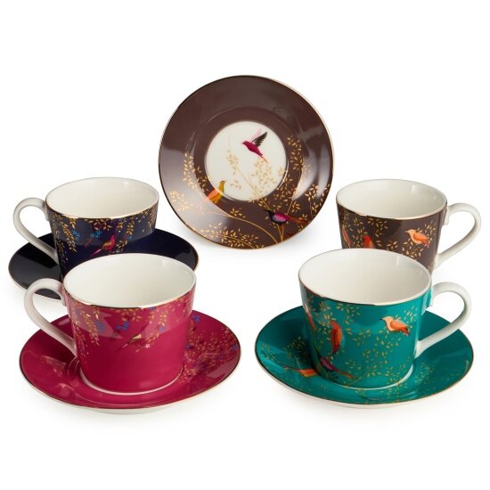 Чайный набор Lefard "Golden Birds" 4 пер. 8 пр. 220 мл