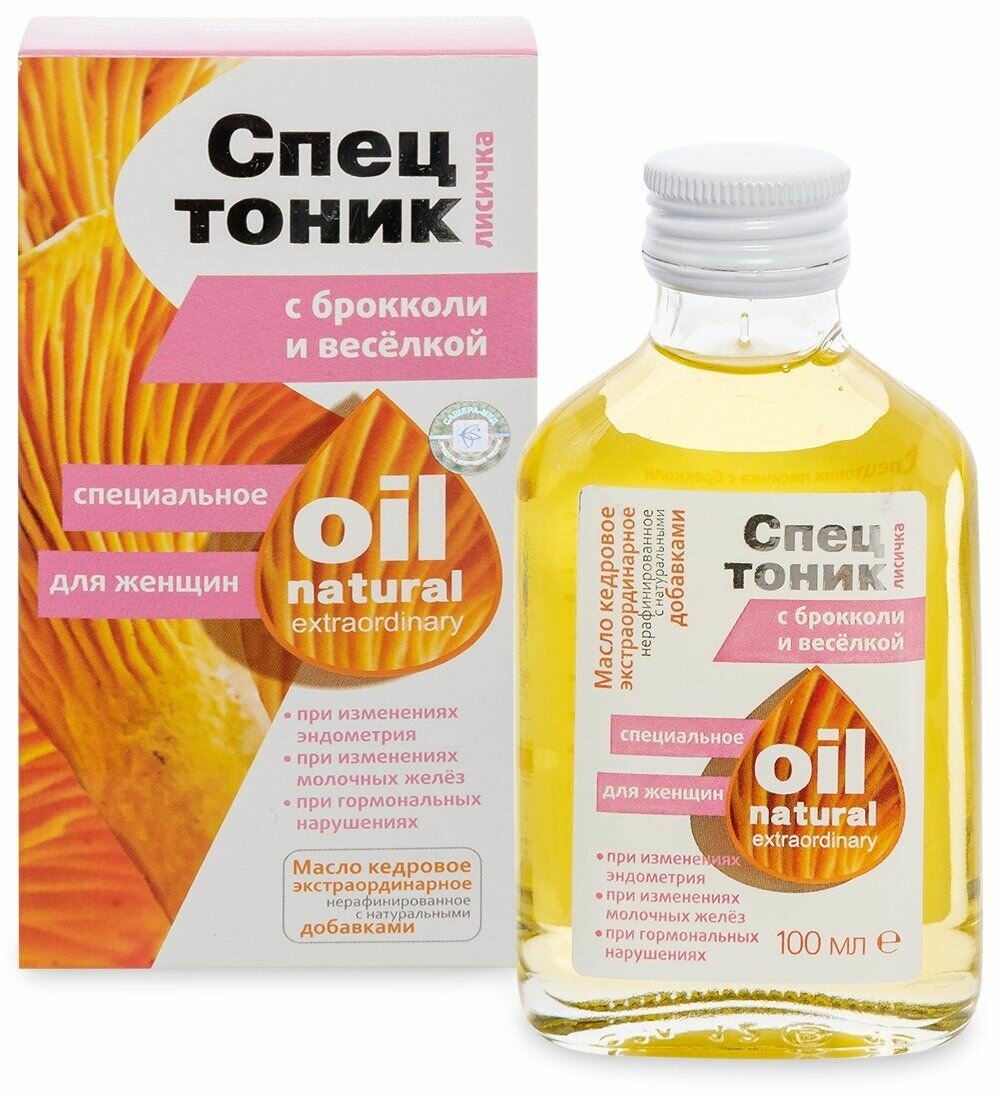 Спецтоник Лисичка с брокколи и весёлкой. Для женщин, 100 мл A2134521