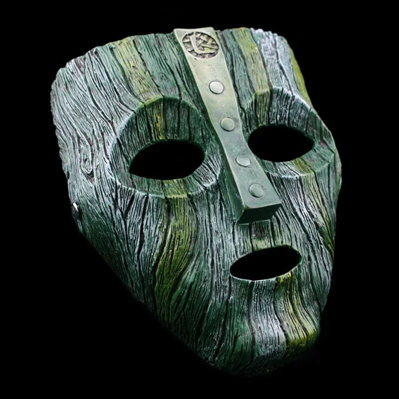 Маски Локи из смолы 2 штуки light green