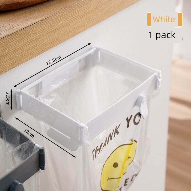 Японская складная корзина для мусора для дома, настенный держатель для пакетов на дверцу шкафа, кухонная подставка для