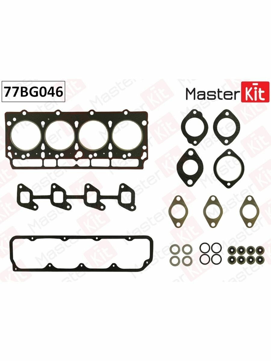 Комплект прокладок ДВС (полный) MasterKit 77BG046 для Ford Transit / Форд Транзит