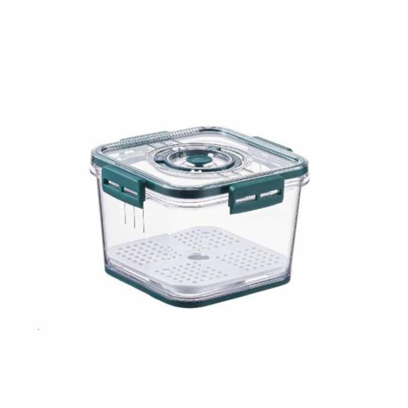 Герметичный контейнер для хранения продуктов с таймером, Зеленый - маленький