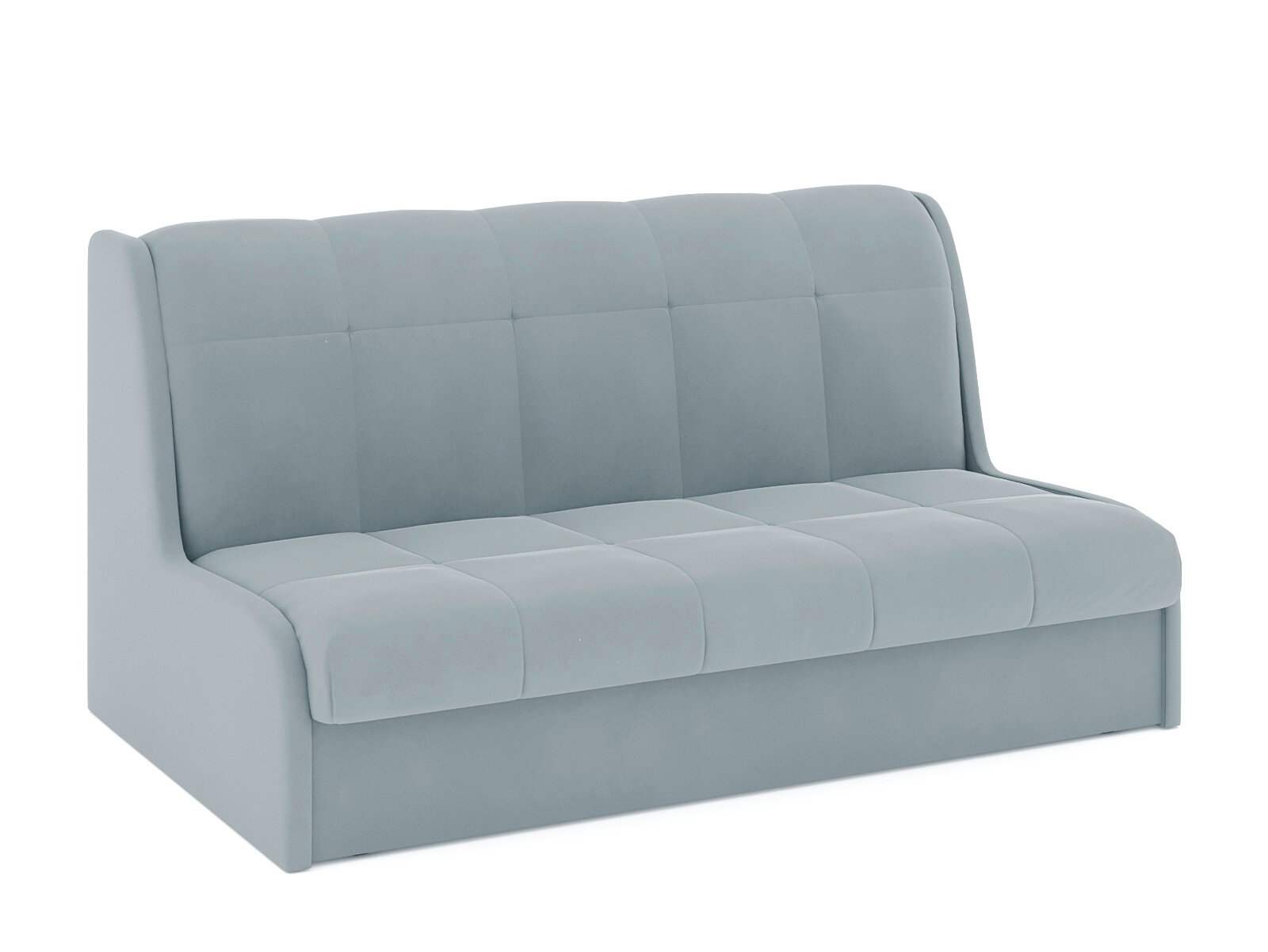 Диван-кровать "Токио", аккордеон, на металлокаркасе, ламели+ППУ, съемный чехол, 140х105х90, велюр Зара Маус 12