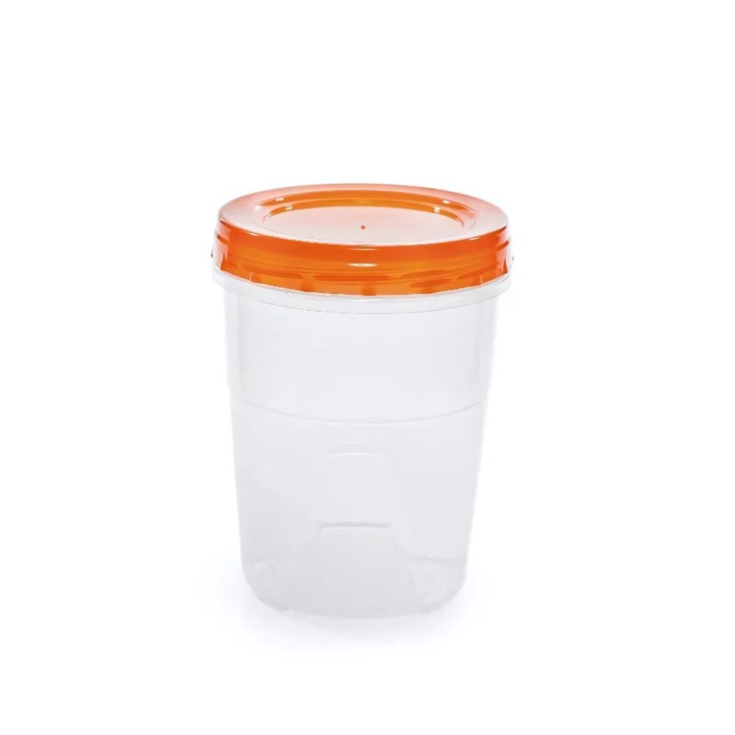 Банка для сыпучих продуктов с герметичной крышкой, 1.3 л, прозрачная, для хранения и микроволновки