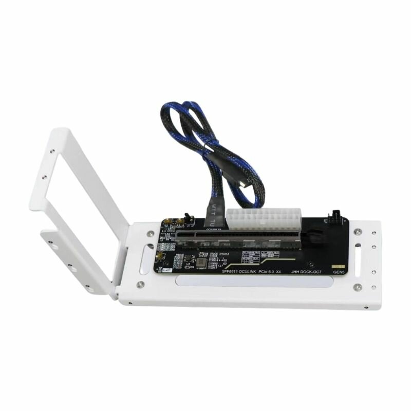Внешняя док-станция для видеокарты PCIe 5.0 x4, Белый - Правильная мощность