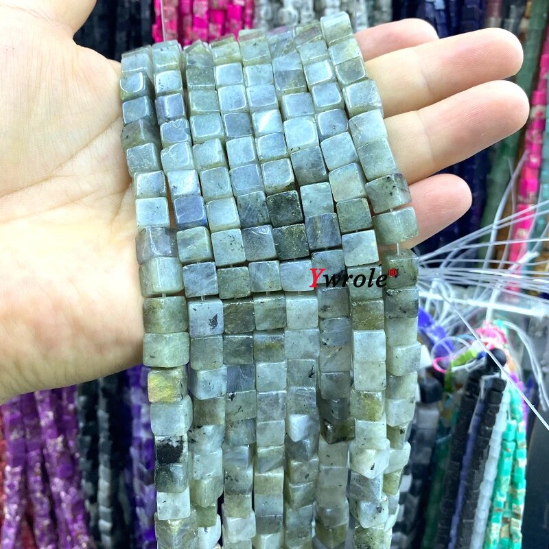 Квадратный 8 мм натуральный камень яшма халцедон оникс кварц свободные бусины-разделители для изготовления ювелирных изделий DIY серьги браслеты аксессуары