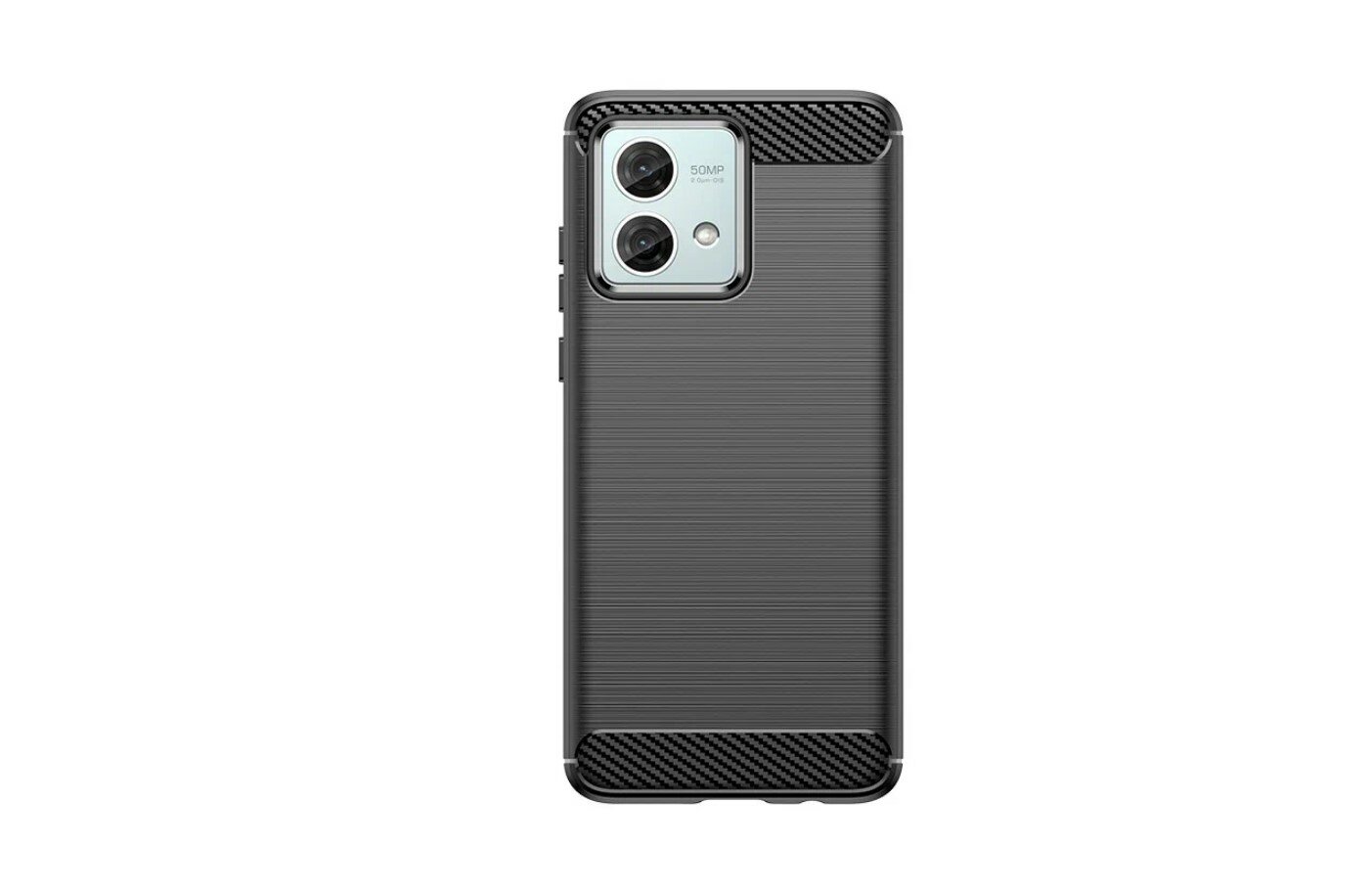 Чехол MyPads "Carbon", для Motorola Moto G54, силикон, черный