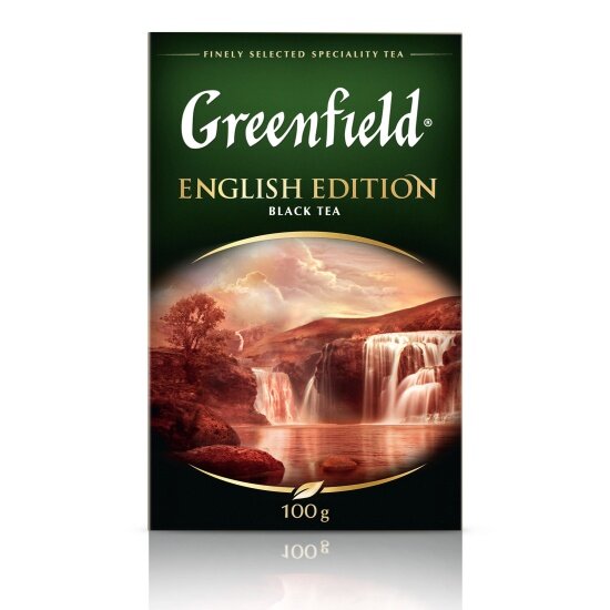 Чай Greenfield English Edition черный, листовой, 100 г