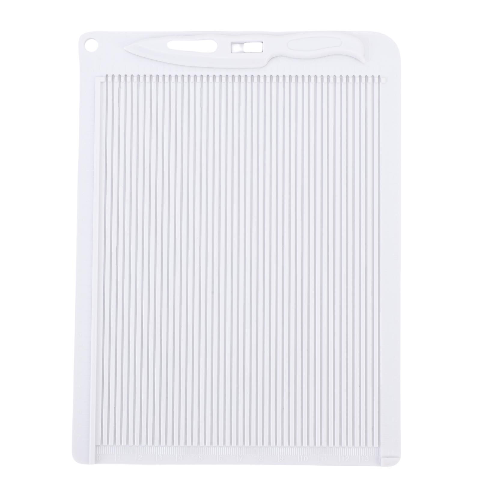 Мини-доска для биговки и костяной инструмент для скрапбукинга, тиснения и изготовления открыток. Размеры указаны в сантиметрах и дюймах.