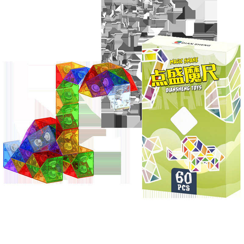 Детские развивающие игрушки из поколения в поколение Глазурованная 60-сегментная магическая линейка