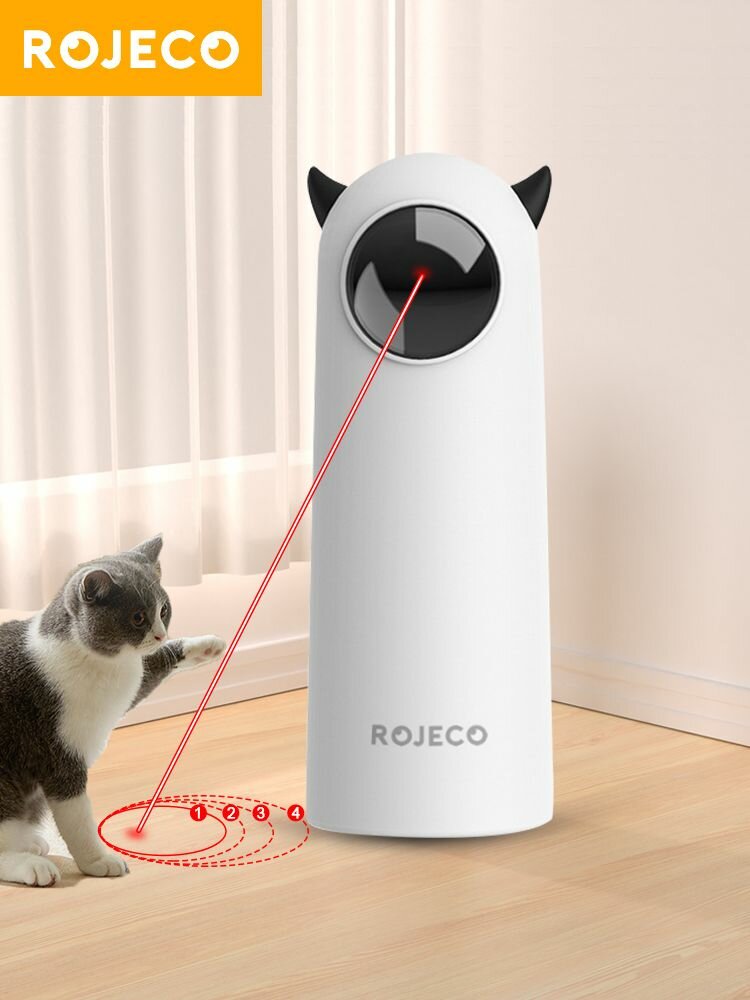 Лазерная игрушка для кошек / Автоматический интерактивный лазер для животных