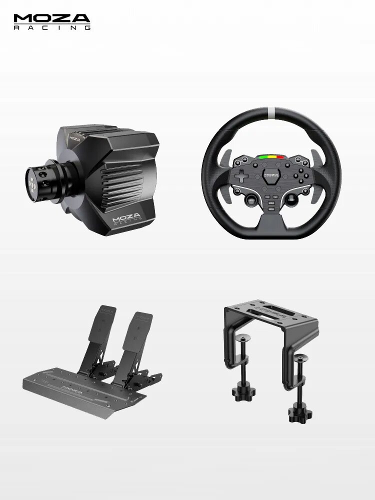 Moza R3 PC Комплект гоночных симуляторов Двойная педаль