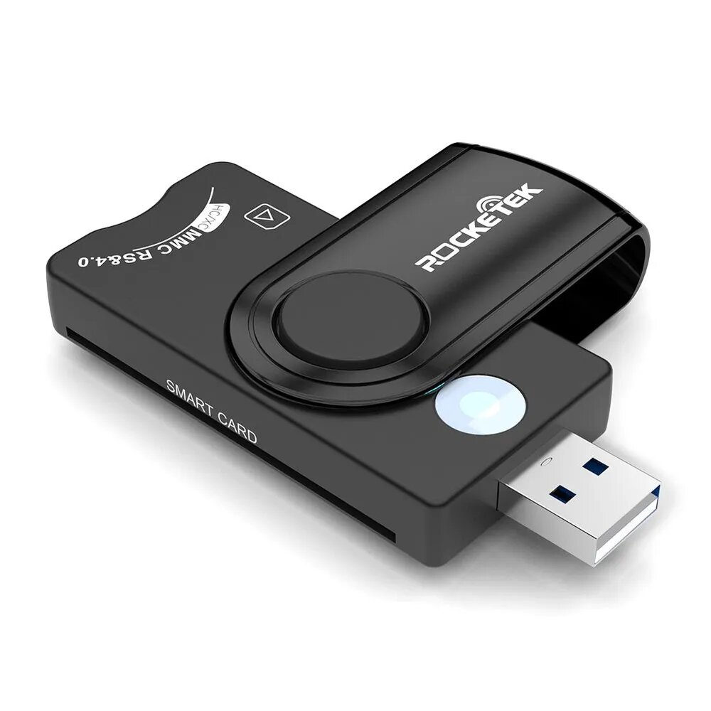 Rocketek CR310 TF SIM-карта памяти USB2.0 Smart External Card Reader Adapter