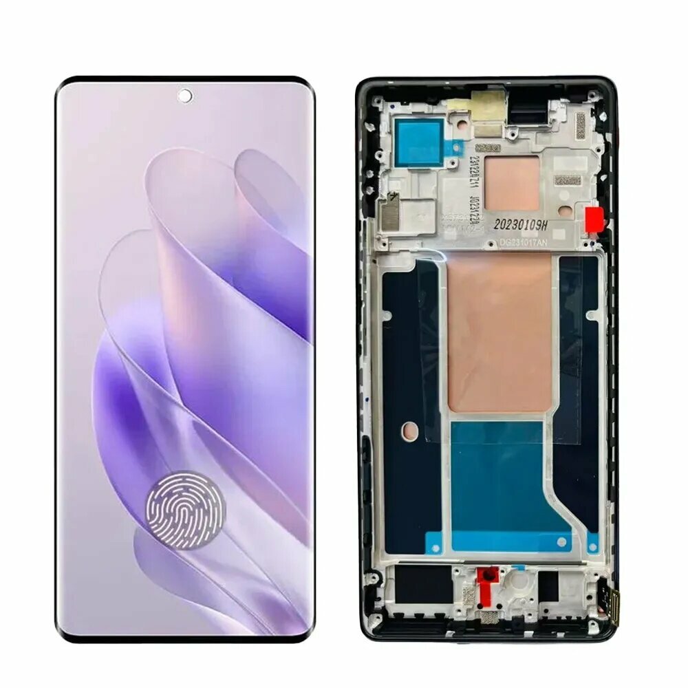 (AMOLED) Дисплей(экран) для Infinix Zero 30 5G (Инфиникс Зеро 30 5Джи) в сборе с тачскрином рамкой (Оригинал) , X6731
