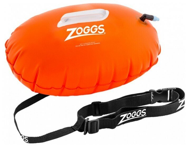 Буй безопасности для плавания на открытой воде ZOGGS Hi-Viz Xlite Swim Buoy (16 л) оранжевый (оранжевый)
