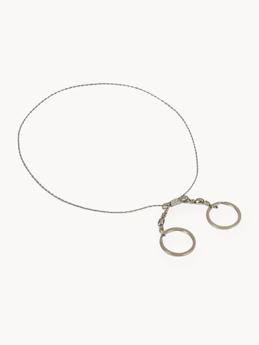 Пила-струна, 71 х 4см, металл, для дерева, цвет серебристый, складная