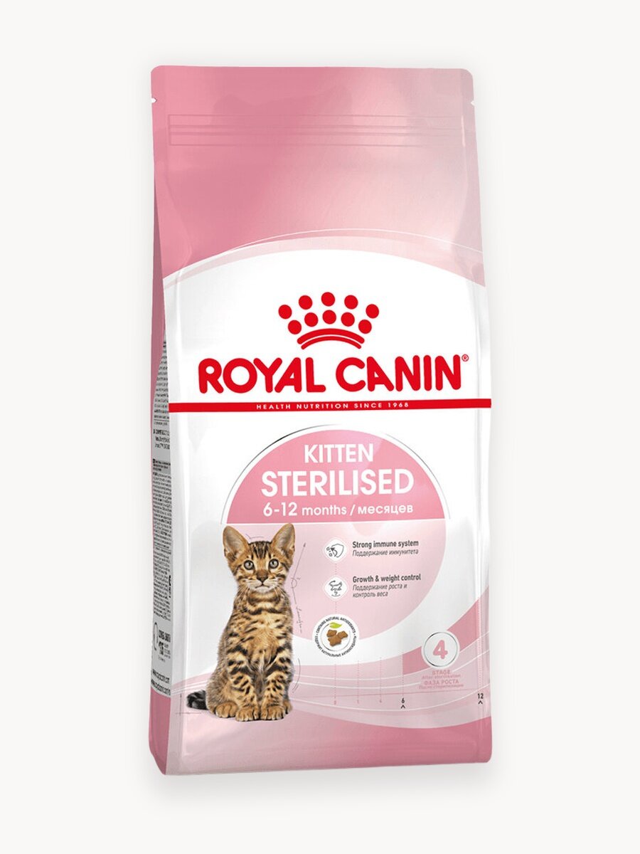 Сухой корм для котят стерилизованных Royal Canin Kitten Sterilised, 400 г