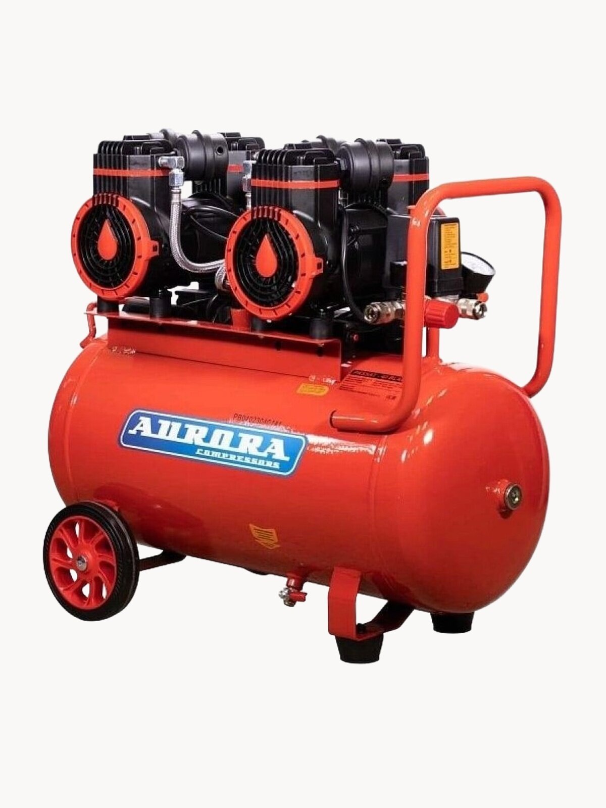 Компрессор поршневой безмасляный AURORA PASSAT-40 BLACK тихий