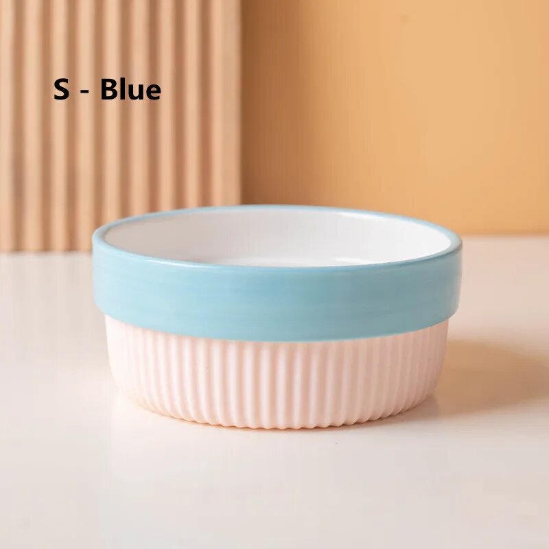 Керамическая миска для собак gagyive Blue S