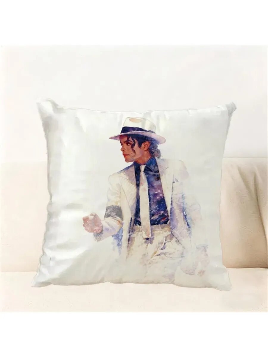 Наволочка Michael Jackson подушка на диван45x45 декоративная