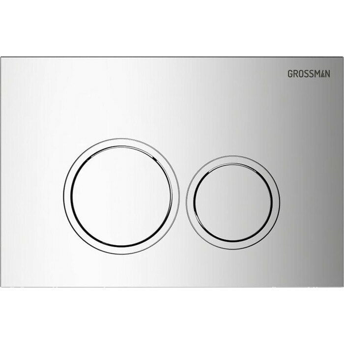 Кнопка смыва Grossman Galaxy 700. K31.01.100.100 хром глянцевая