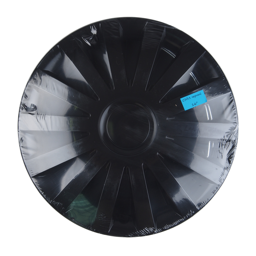 Колпак колеса R-16 черный сэйл комплект 4шт.