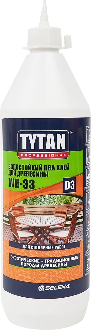 Клей ПВА Tytan Professional для древесины D3 750 г
