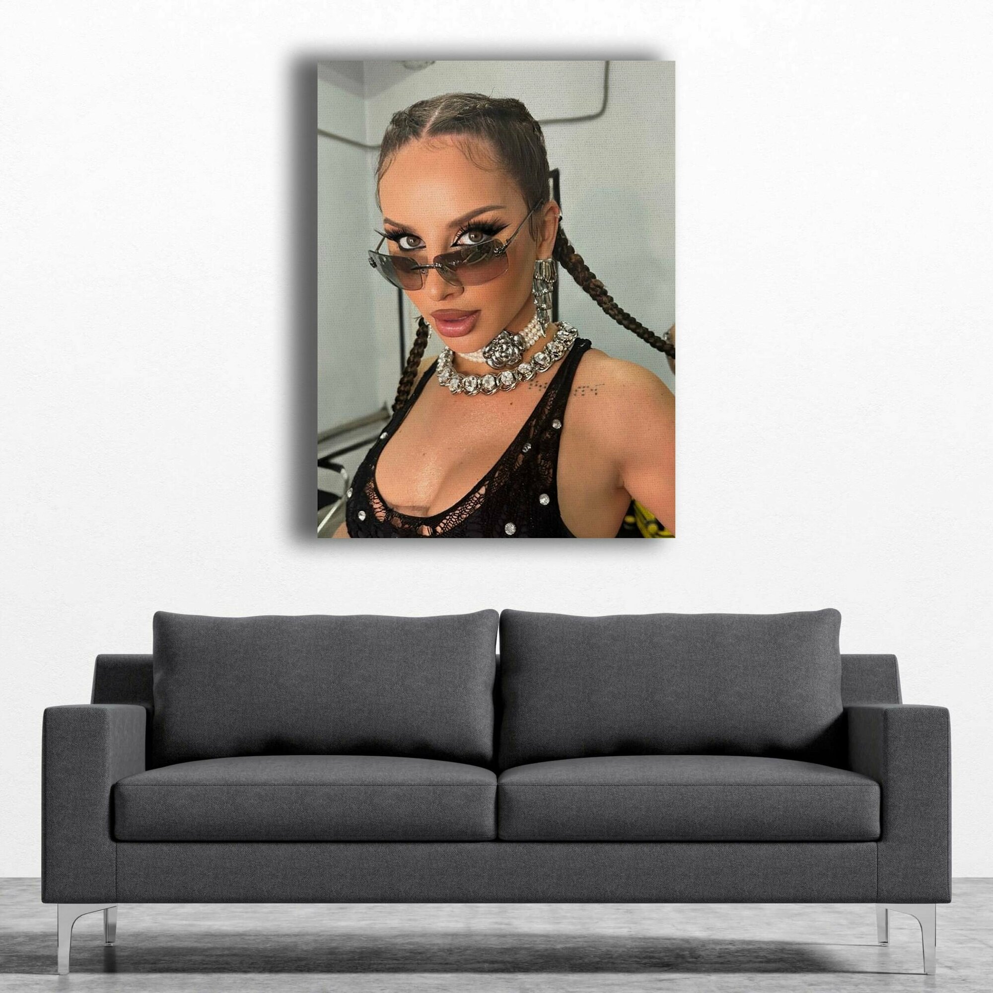 Интерьерная картина на холсте / Певица / Анна Асти 50*70