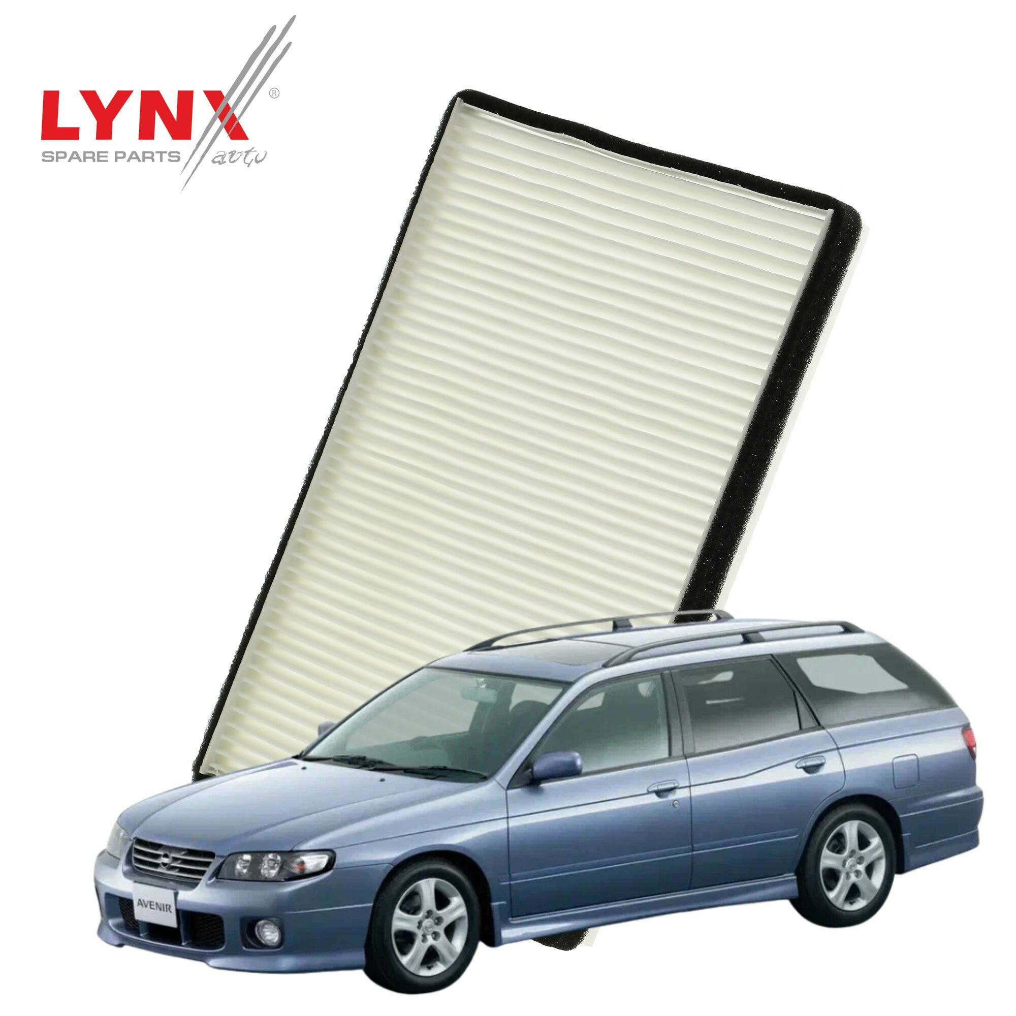 Фильтр салонный Nissan Avenir (2) 1998 - 2005 / 1шт LYNXauto
