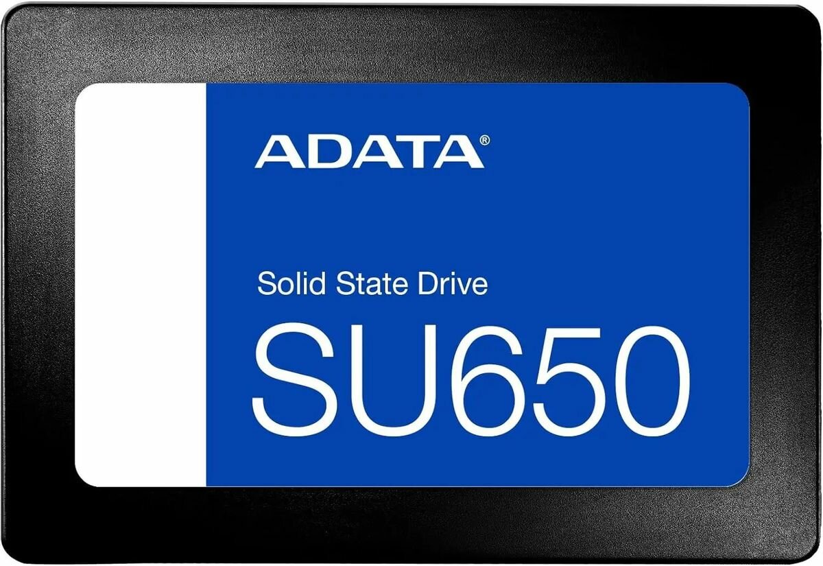 SSD-накопитель ADATA ASU650SS-2TT-R, 2TB, SATA-III, 3D NAND, черный