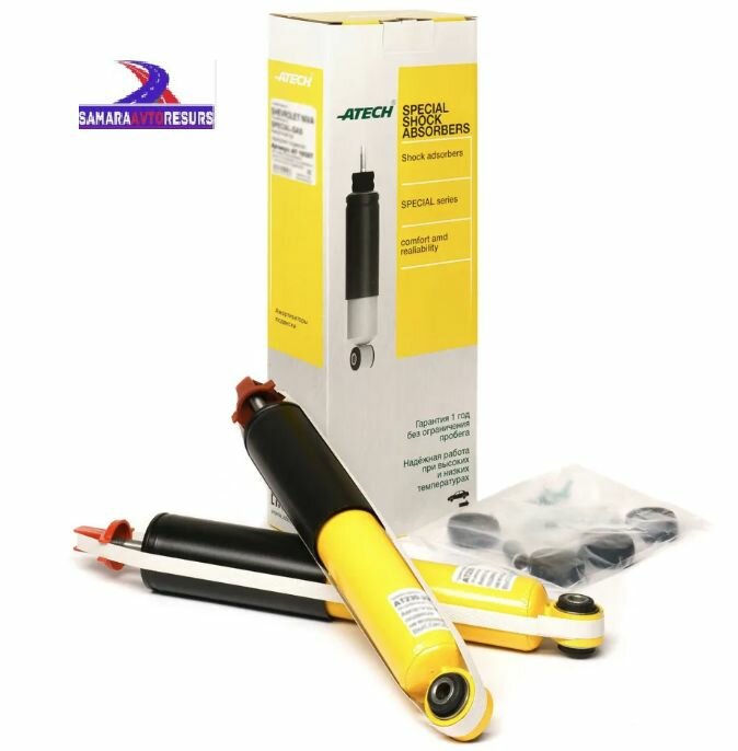 Амортизатор передней подвески "ATECH" SPECIAL-GAS" 21214 LADA 4х4 URBAN (2 шт) с пыльником и креплением комплект