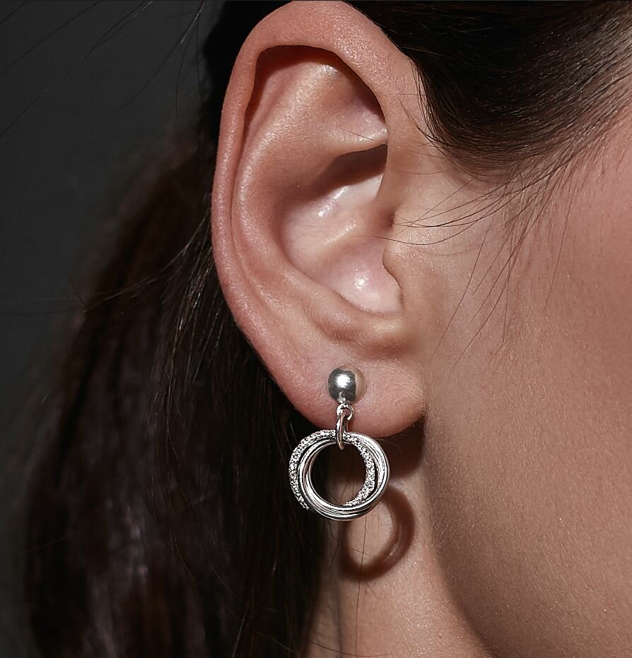 Серьги, серебро, 925 проба