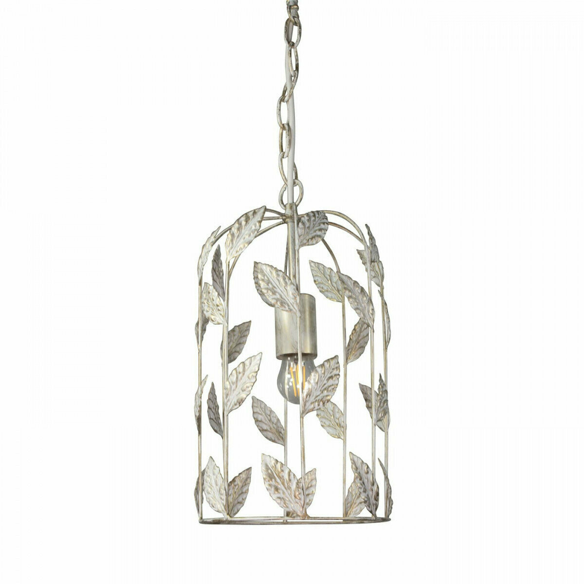 Люстра подвесная 1 плафон с листочками Петрасвет Россия S1144-1