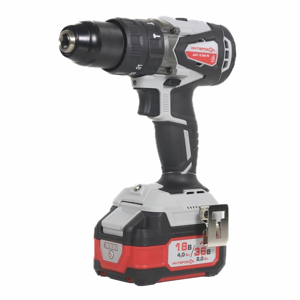 Дрель-шуруповерт Интерскол ДАУ-13/36В кейс (860.2.2.70)