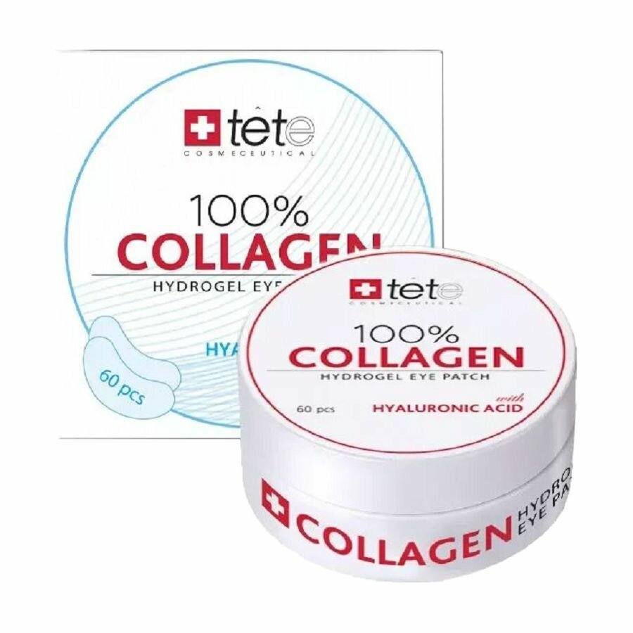 TETe Cosmeceutical 100% Collagen Hydrogel Eye Patch Коллагеновые патчи под глаза