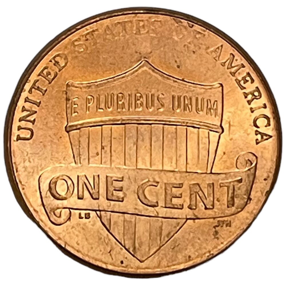 США 1 цент 2019 г. (Shield Cent, Линкольн) (Лот №2)