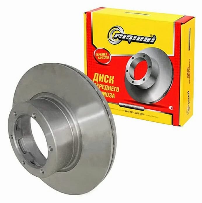 Диск тормозной передний для ГАЗ 3302 Газель вентилируемый d104 мм, н/о арт RG3302-3501077