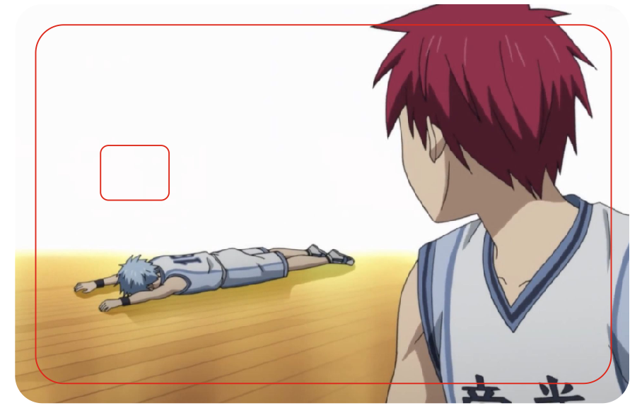 Наклейка на банковскую карту, баскетбол Куроко