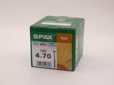 Саморезы для пола, паркета, шпунтованной доски, Spax 4х70 мм (150 шт.)